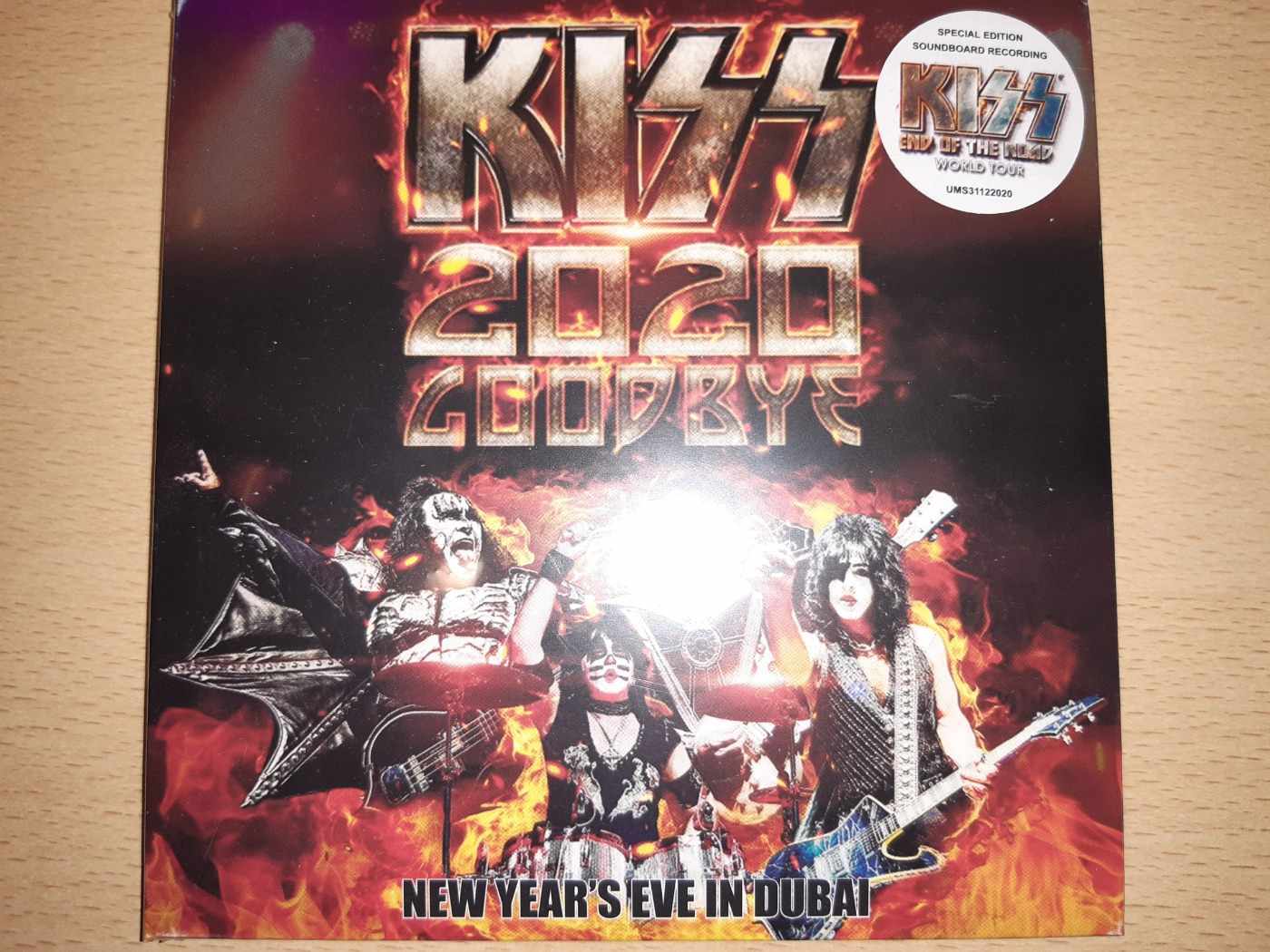 Kiss Goodbye concert 2020 Dubai koncert 2CD foliás bontatlan, matrica
