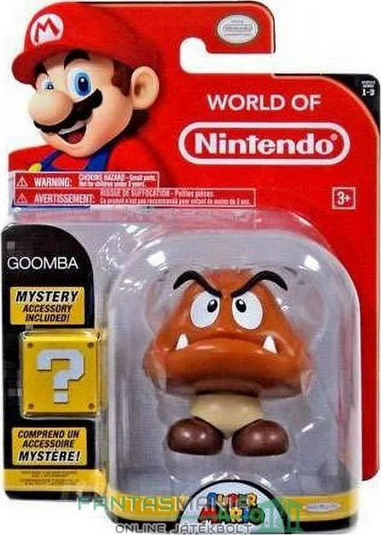 - Super Mario figura - 10cmes Goomba gomba meglepetés tallér ...