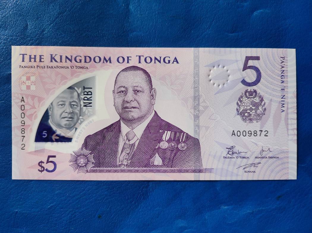 TONGA 5 PAANGA 2023 (2024) SZIKLA! RITKA! UNC! - Vatera.hu