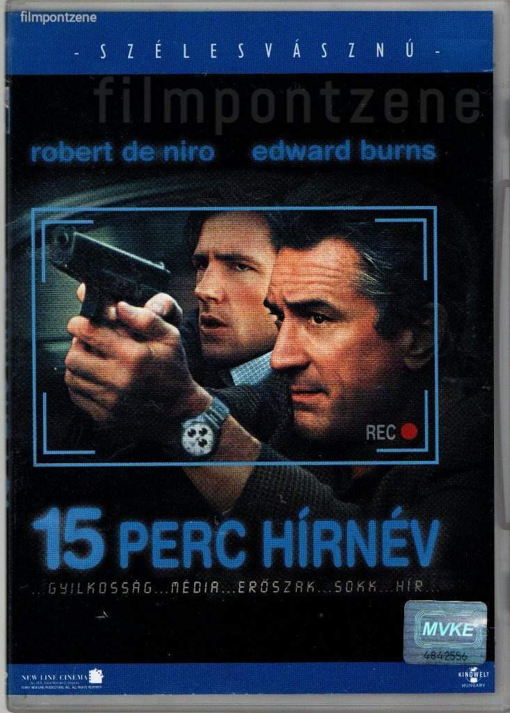 15 perc hírnév (2001) DVD fsz: Robert De Niro, Edward Burns - Kinowelt ...