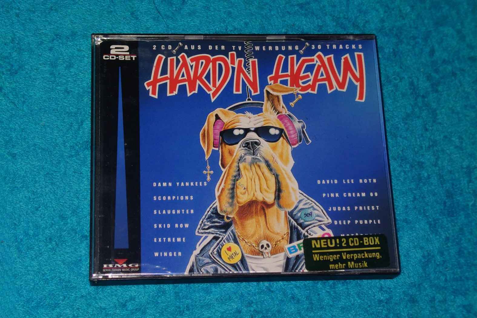 Hardn Heavy DUPLA CD Motörhead, Saxon, Bonfire, Scorpions, Skid Row ...