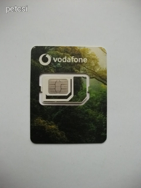 Vodafone tuti mini micro nano méretű sim kártya aktívált regisztrált ...