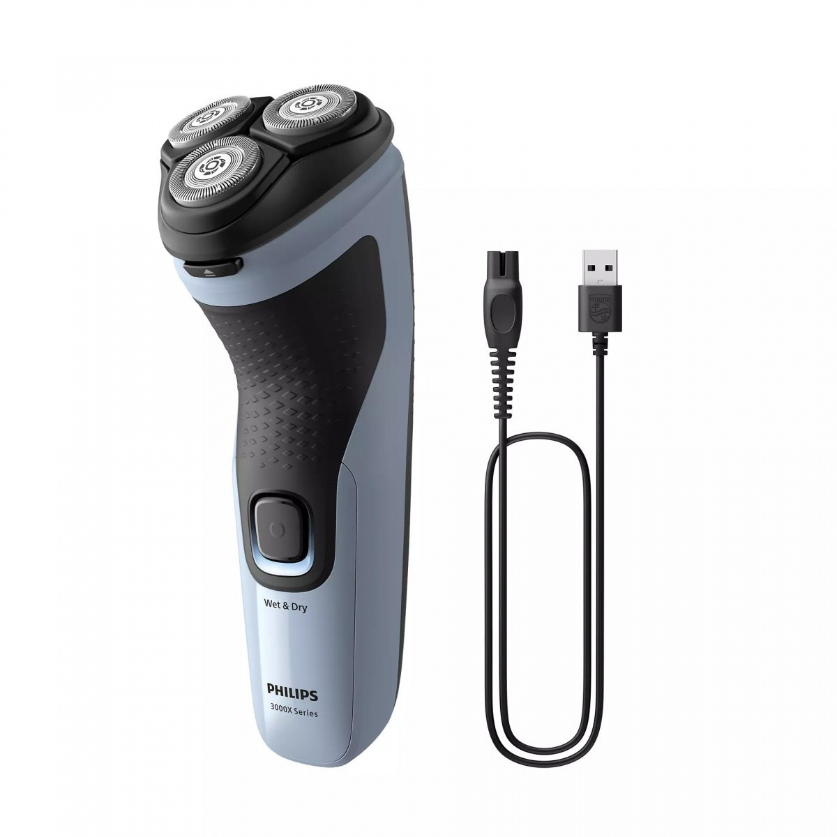Philips X3003/00 férfi borotva Rotációs/forgófejes borotva Vágó Fekete ...