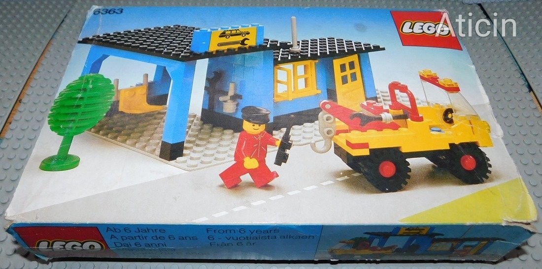 Lego 6363 Auto Service Station - Autószerviz. Klasszikus dobozos legó ...