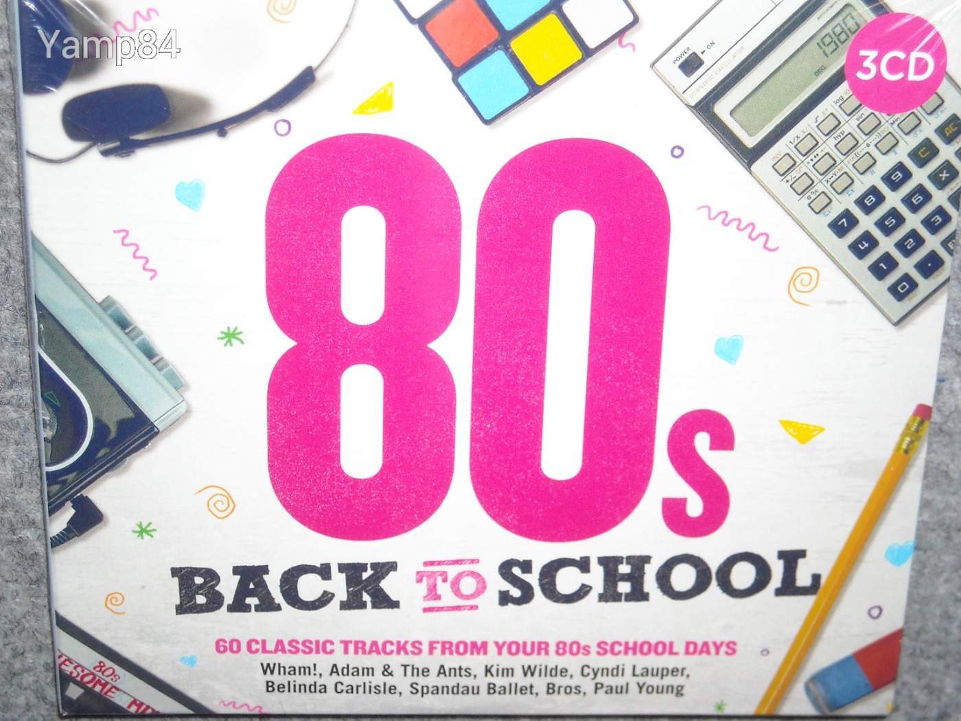 80s BACK TO SCHOOL 3cd CD ÚJ gyári bontatlan 60 Classic Tracks from ...