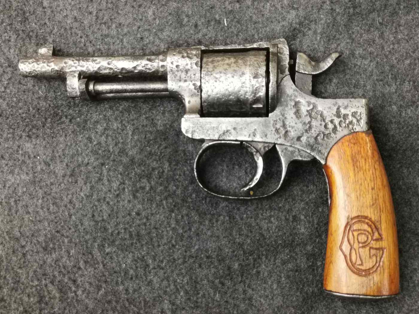 Magyar I.vh Rast Gasser revolver pisztoly papírral - Vatera.hu