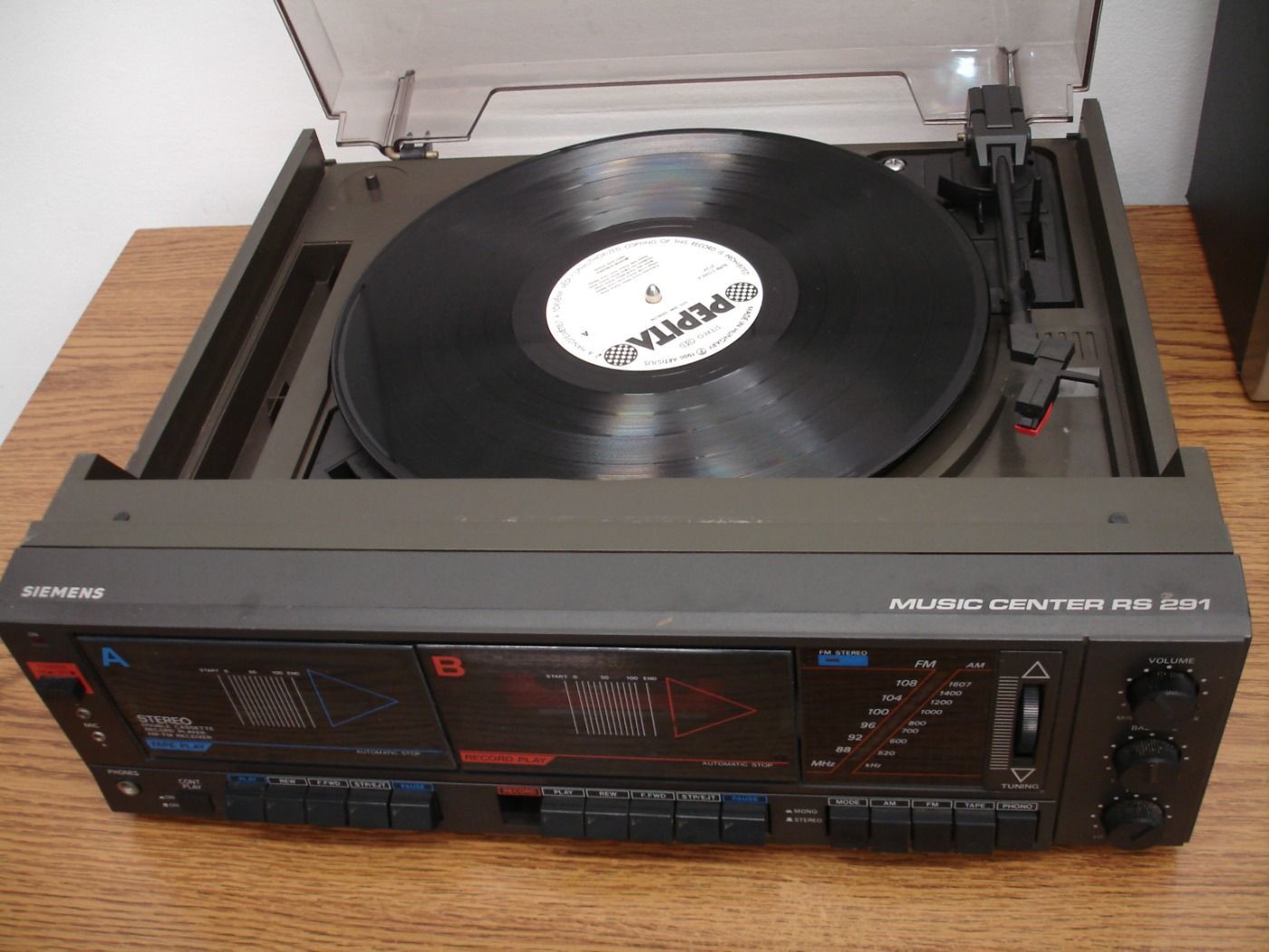 Siemens RS-291 igazi retró korabeli hifi Rádió , magnó , erősítő ...