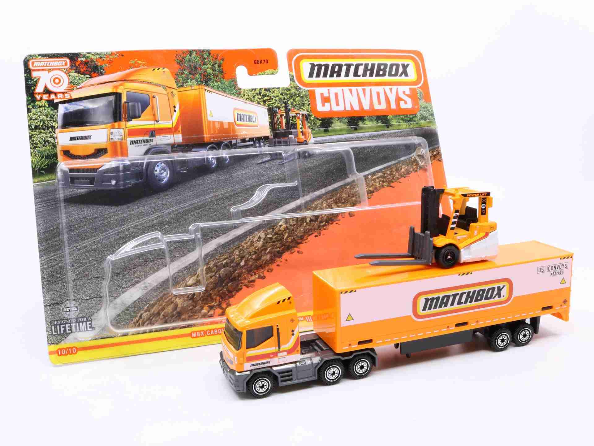 Matchbox Convoy széria - MBX Cabover Container Truck MATCHBOX + Fork ...