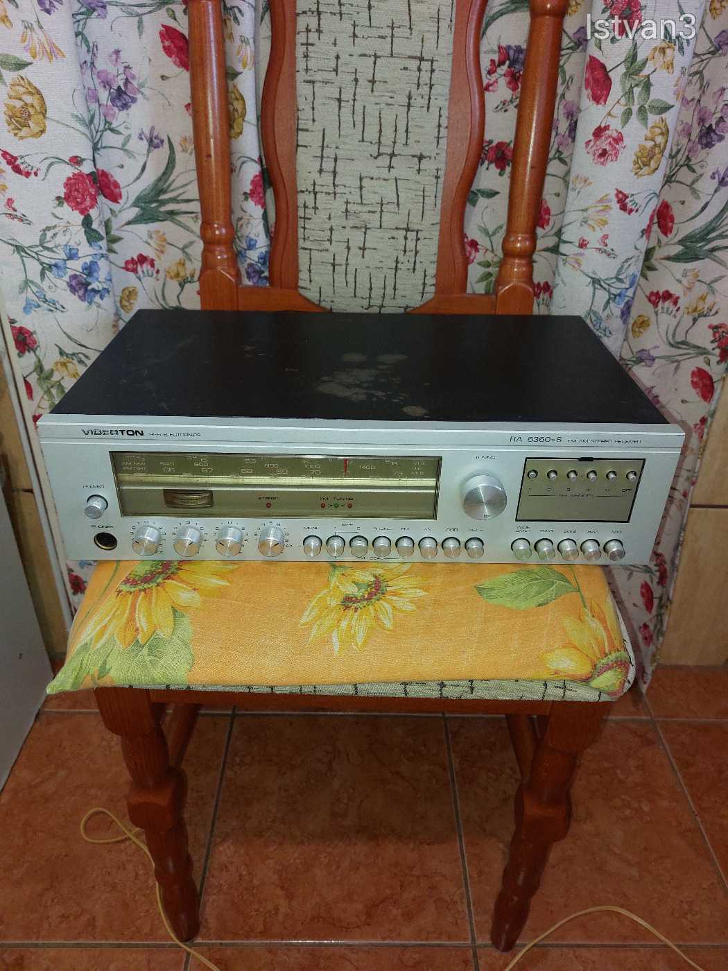 VIDEOTON HIFI ELECTRONICS RA 6360 S FM AM STEREO RECEIVER rádió erősítő