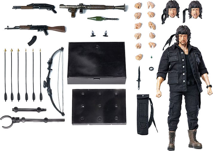16-18cm-es Rambo figura - Sylvester Stallone / John Rambo First Blood ...