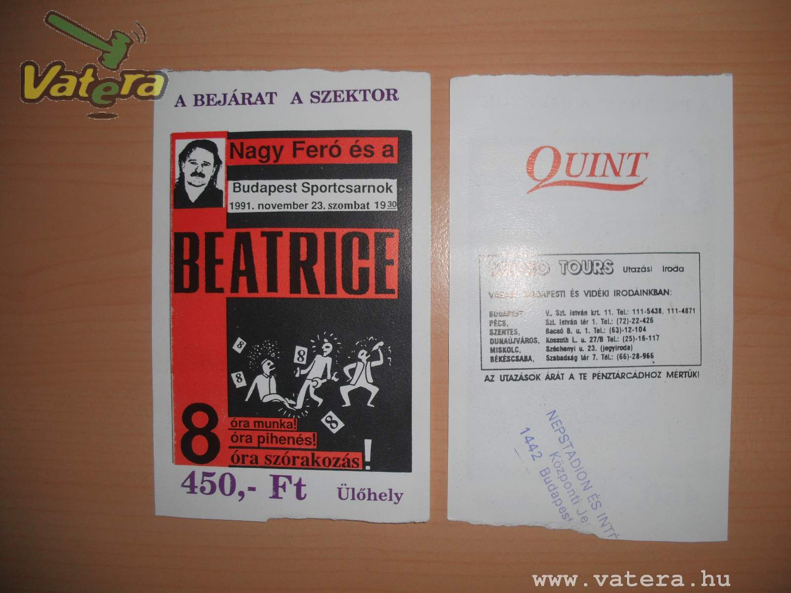 BEATRICE ÚJ BEST OF+LEGJOBB DALAI LIVE 1991+ NAGY FERÓ JEGY91+ DANCE ...