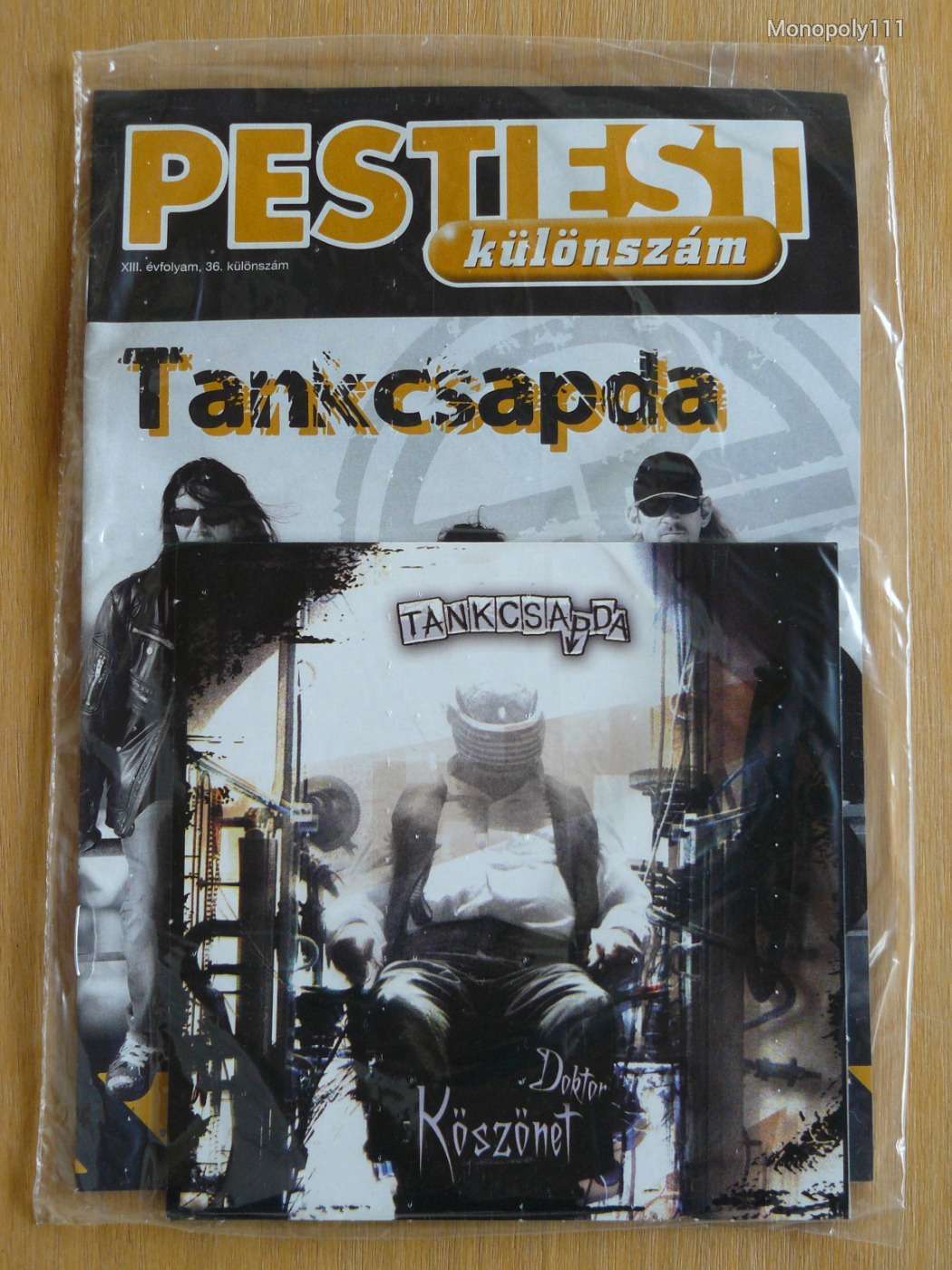 Tankcsapda - Köszönet Doktor promo maxi CD, Pesti Est különszámmal ...