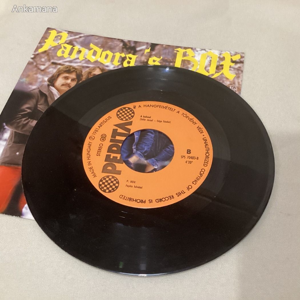 Vinyl/Bakelit lemez -- P.Box--Halálkatlan/Bolond 1981 - Vatera.hu