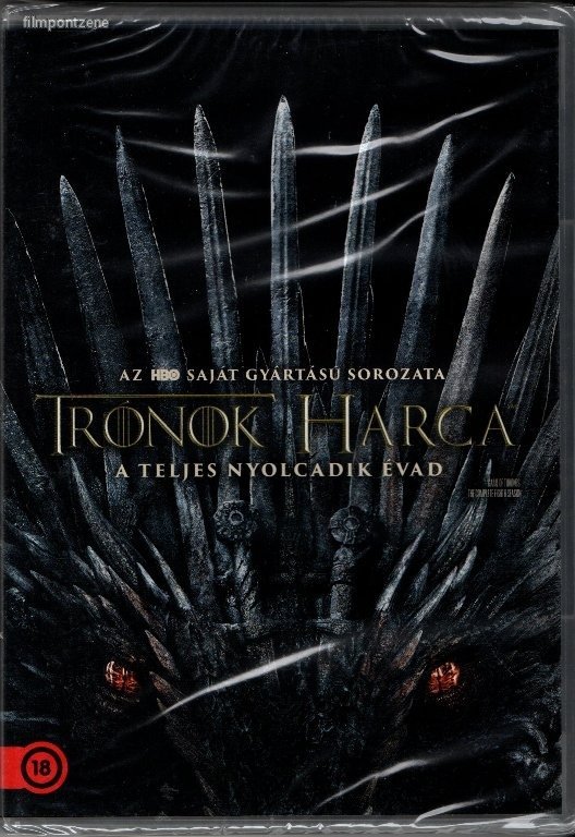 Trónok harca - A teljes 8. évad (4DVD) ÚJ! bontatlan magyar kiadás